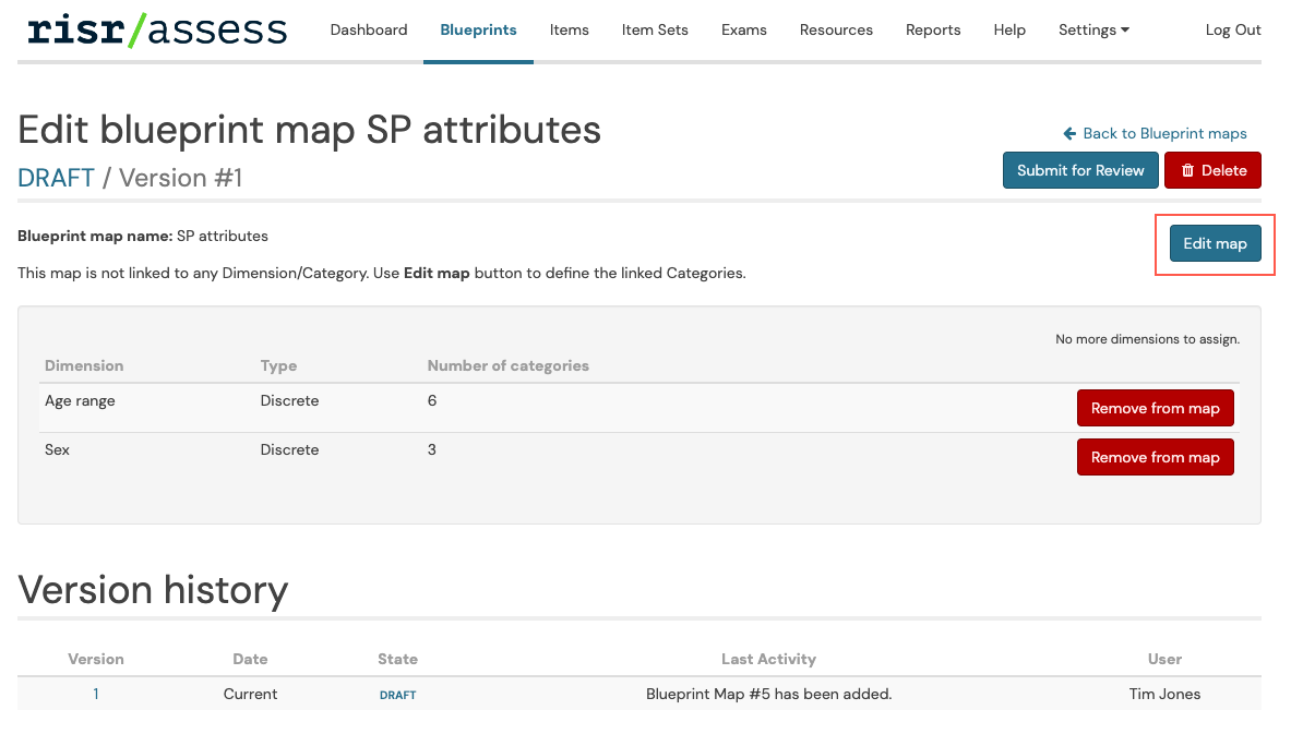 Conditional dimensions and maps – risr/assess