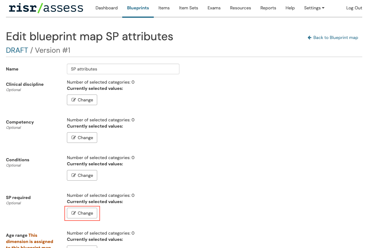 Conditional dimensions and maps – risr/assess