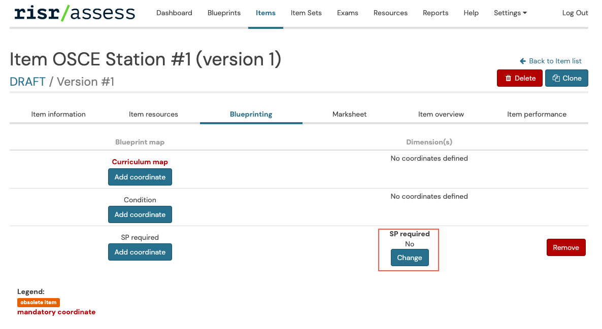 Conditional dimensions and maps – risr/assess