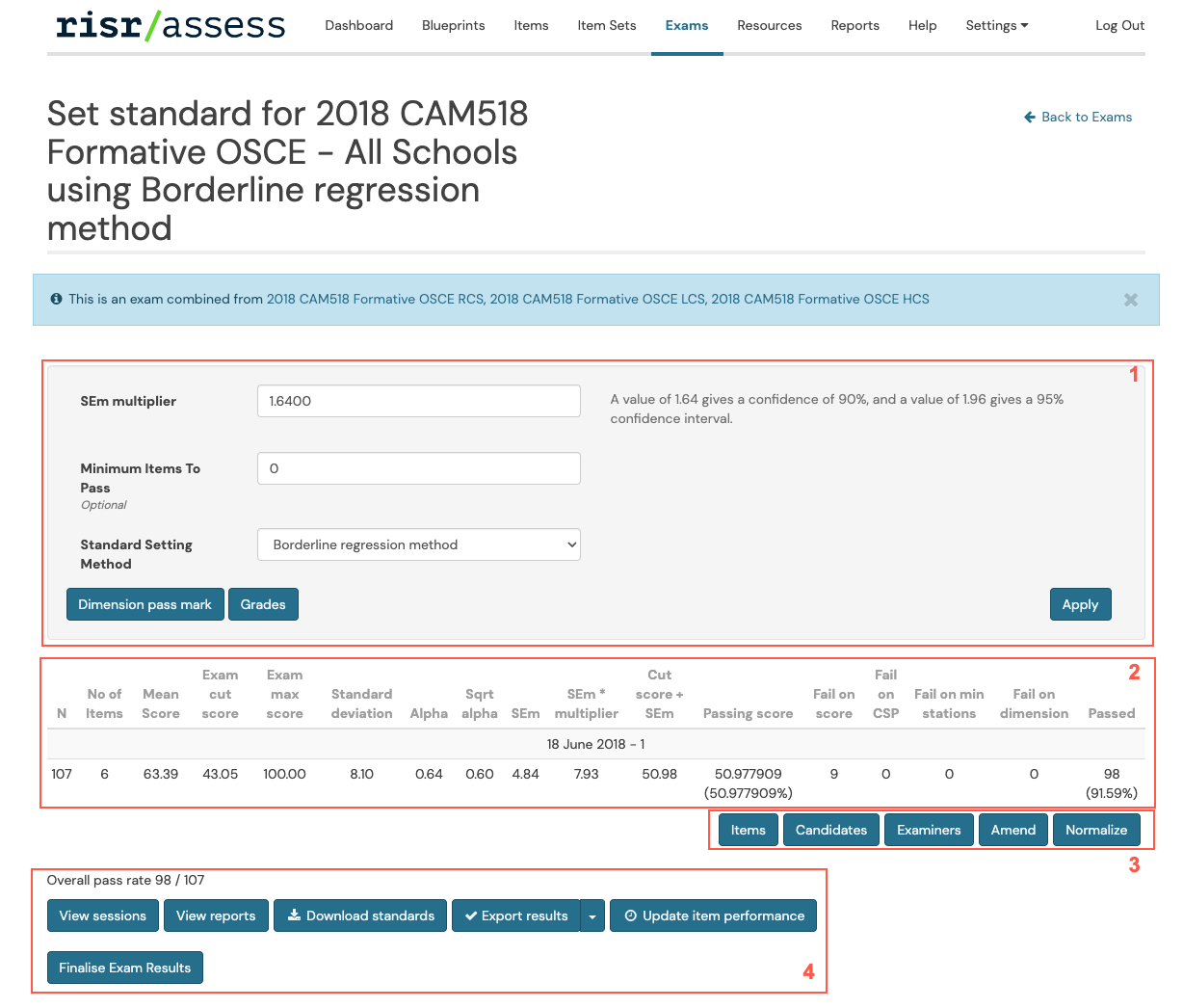 The set standard screen explained – risr/assess