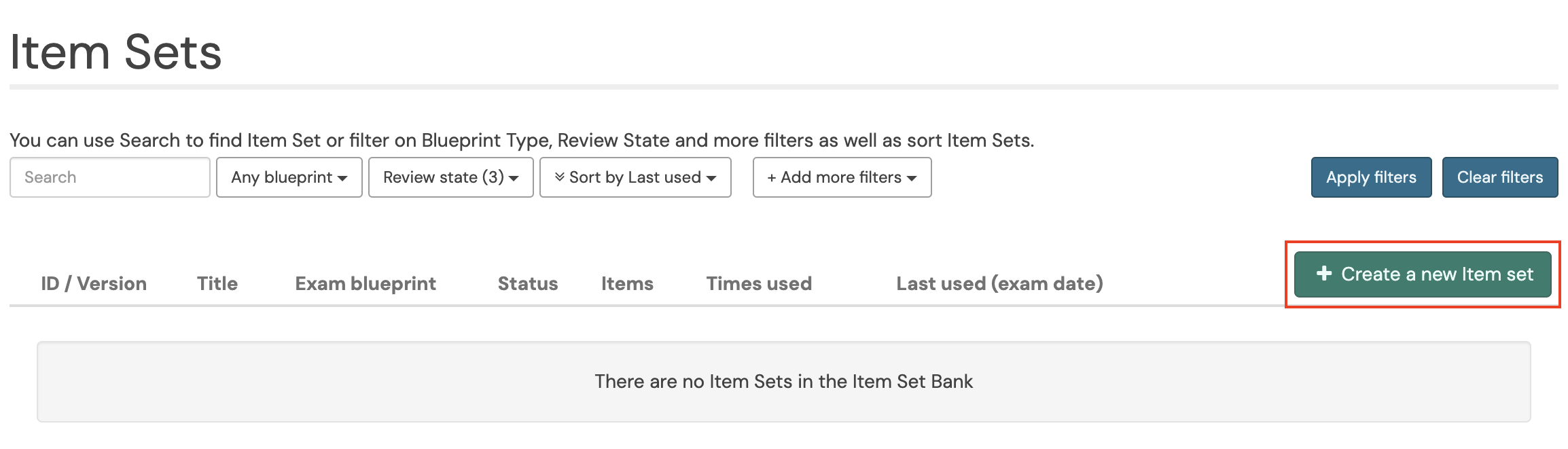 Creating an item set – risr/assess
