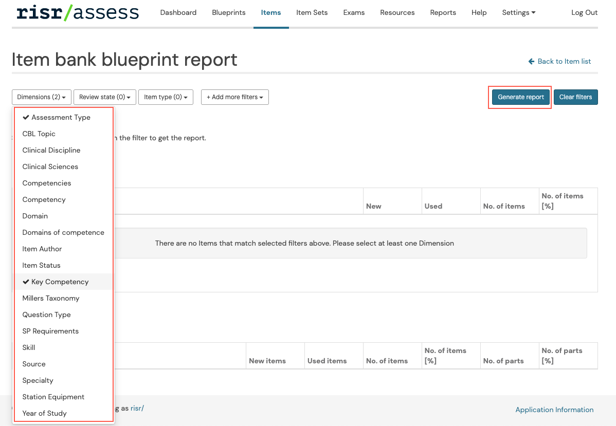 Blueprint coverage report – risr/assess
